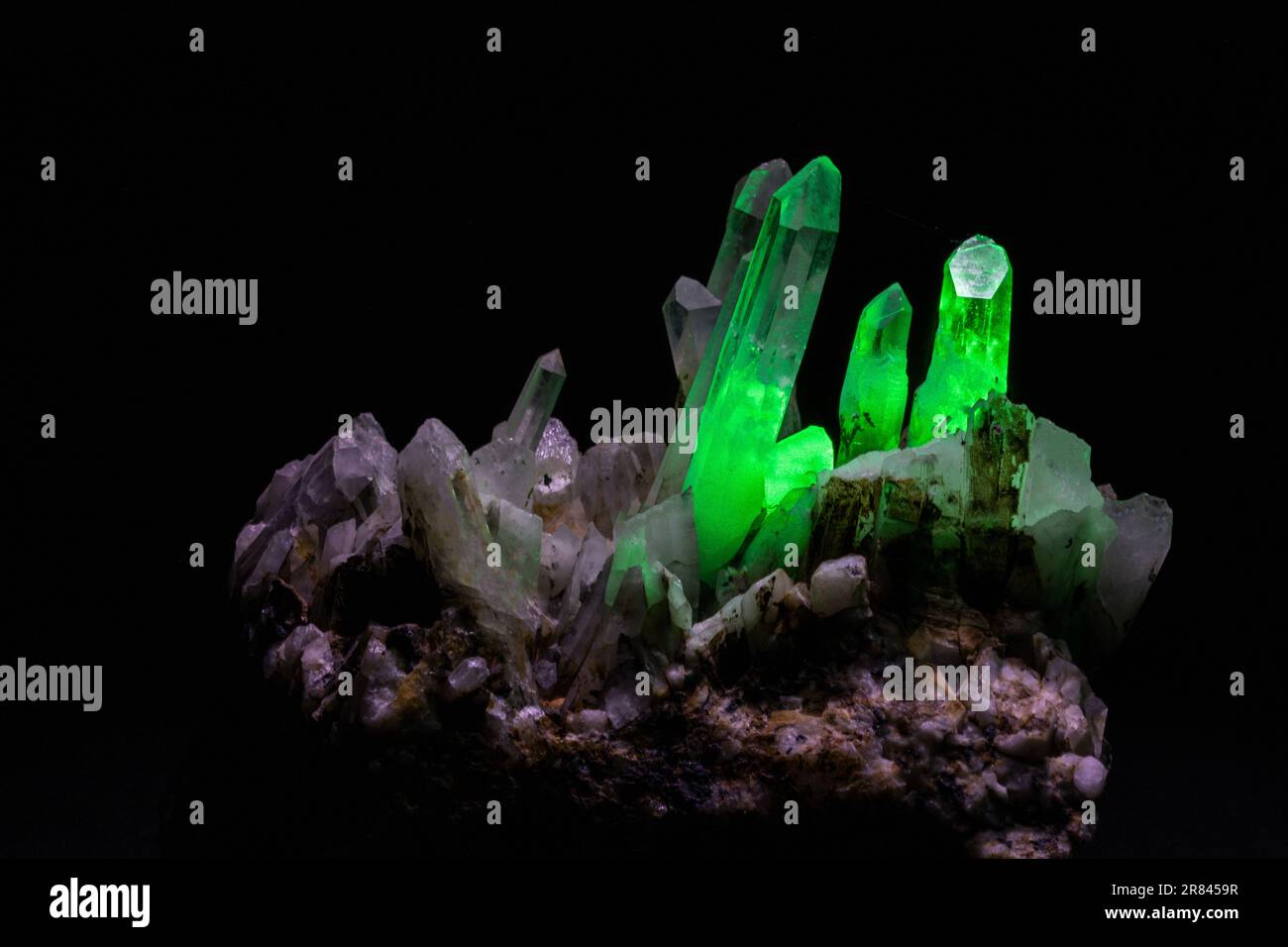 Radioactive rock glowing hi-res stock photography and images - Alamy