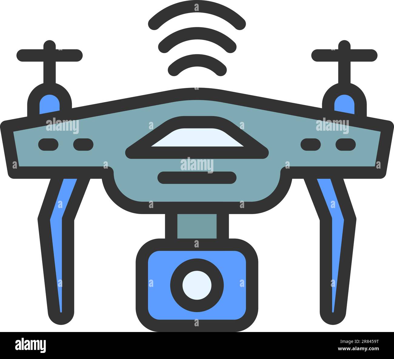 Drone icon vector image Stock Vector Image & Art - Alamy