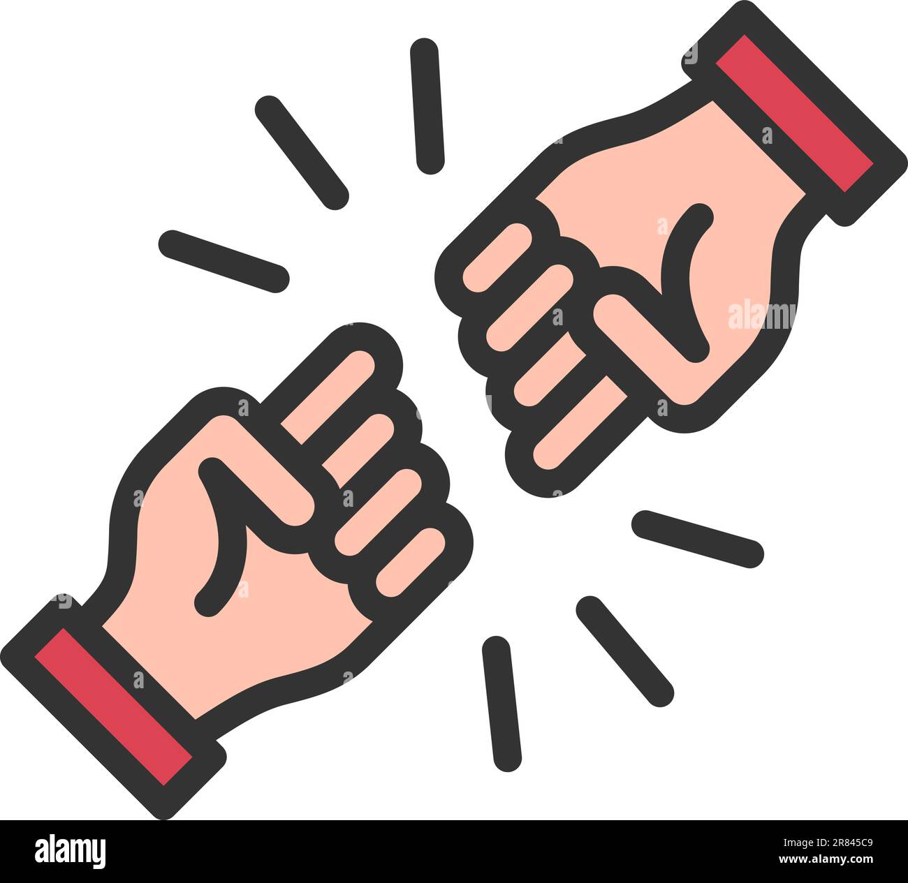 Fighting icon vector image Stock Vector Image & Art - Alamy