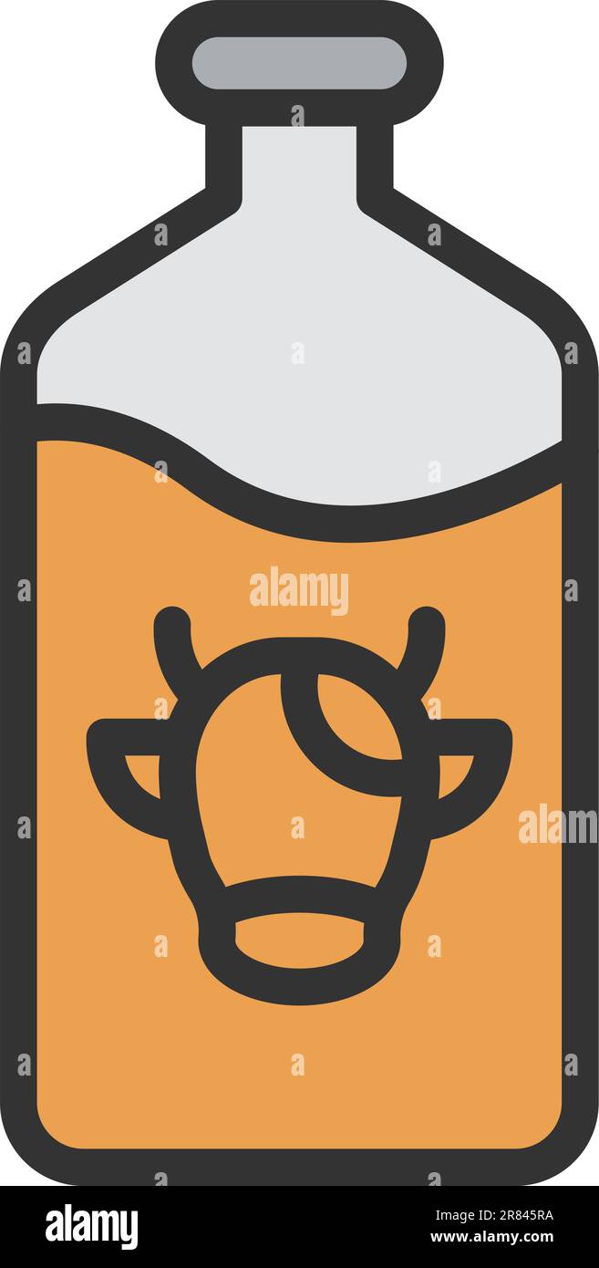 Fresh milk concept image Stock Vector Images - Alamy