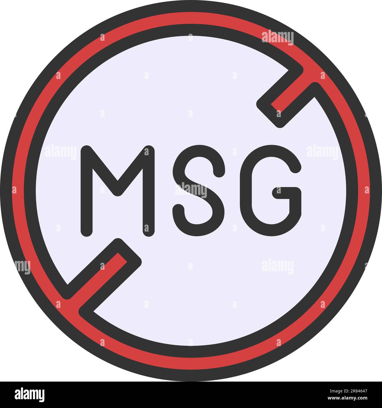 Msg icon vector image Stock Vector Image & Art - Alamy