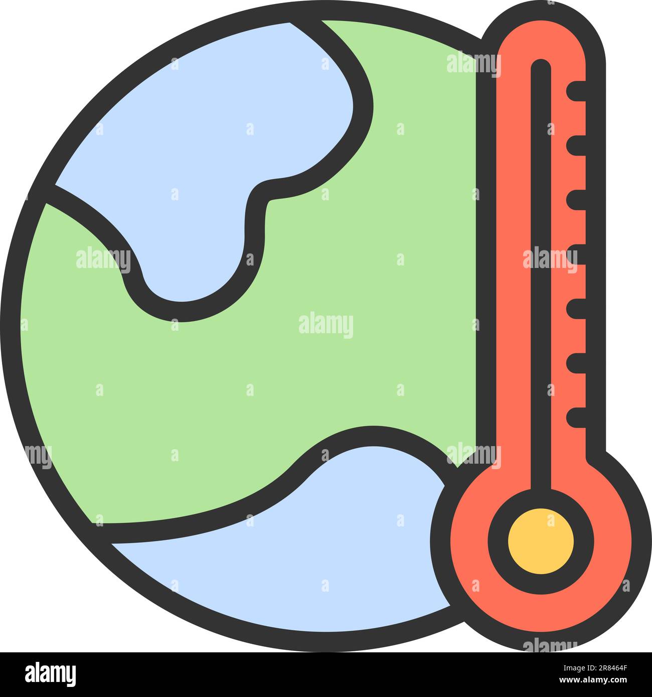 Global Warming icon vector image Stock Vector Image & Art - Alamy