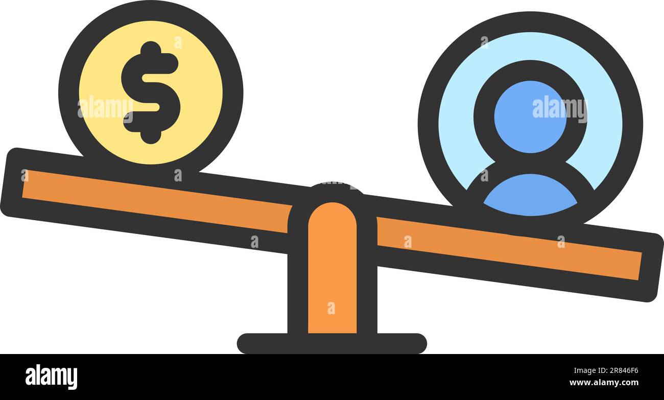 Inequality icon vector image Stock Vector Image & Art - Alamy