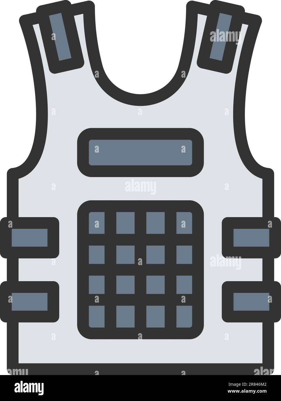 Bulletproof vest protection icon Cut Out Stock Images & Pictures - Alamy