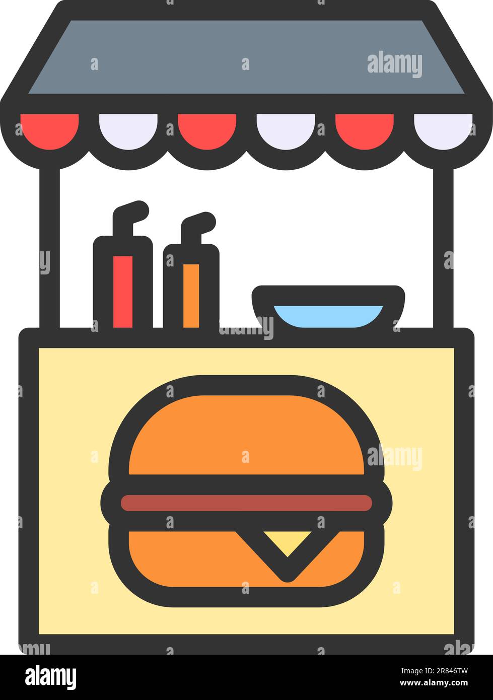 Mutton burger Stock Vector Images - Alamy