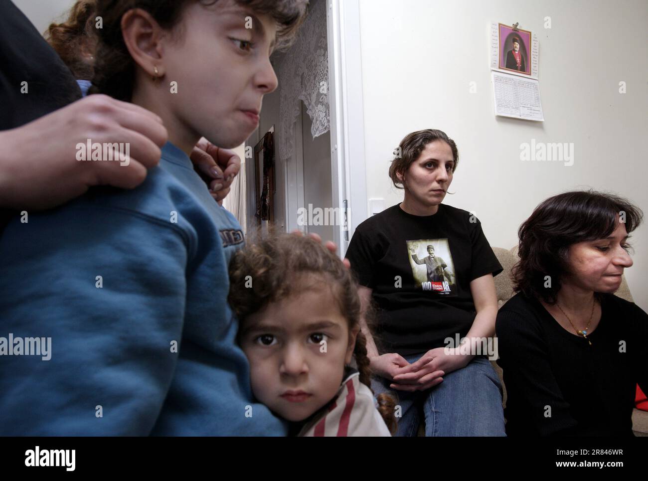 Denmark - Iraqi Refugees try reaching Sweden Stock Photo - Alamy