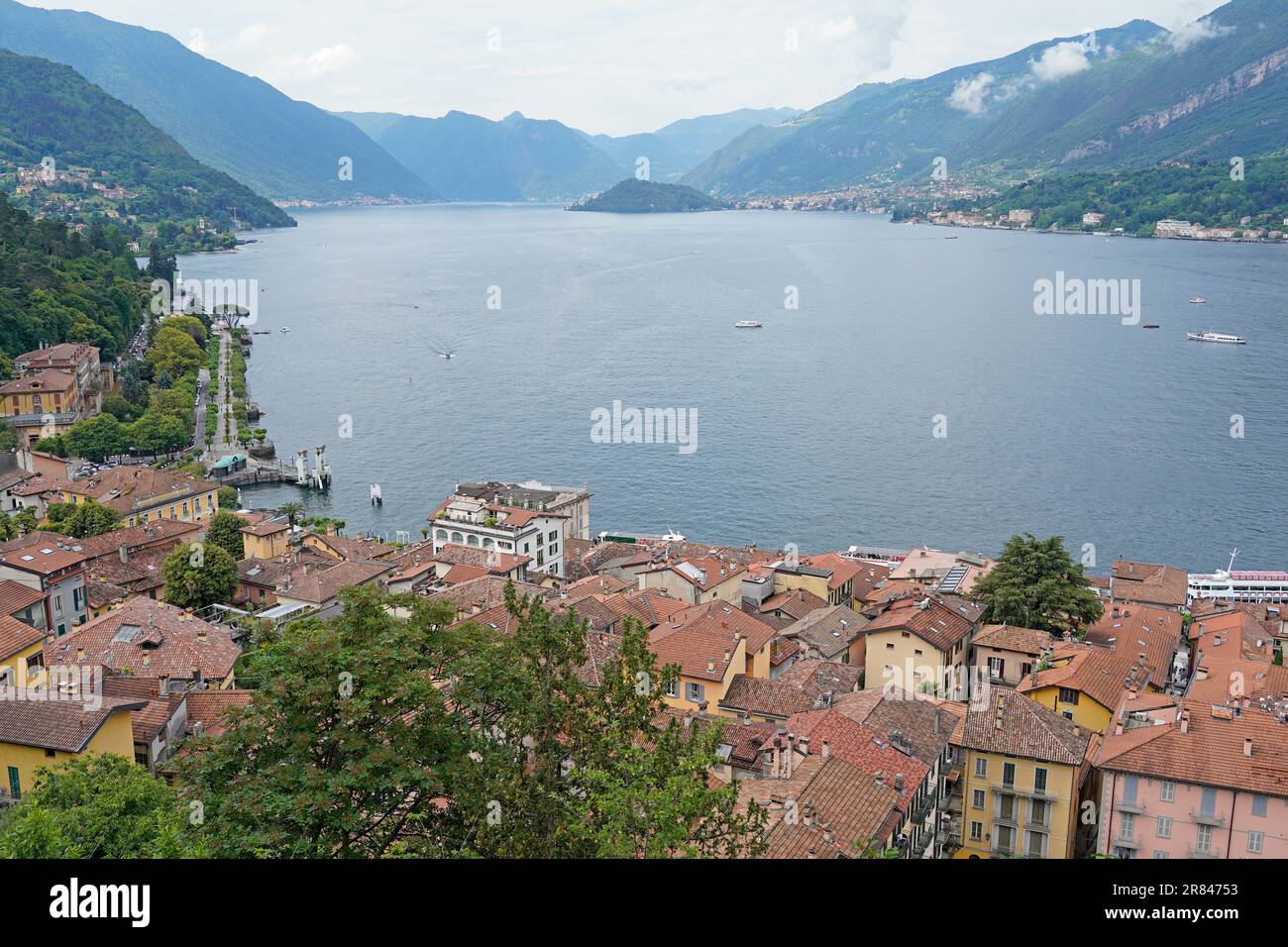 Aerial landscape bellagio village hi-res stock photography and images - Alamy