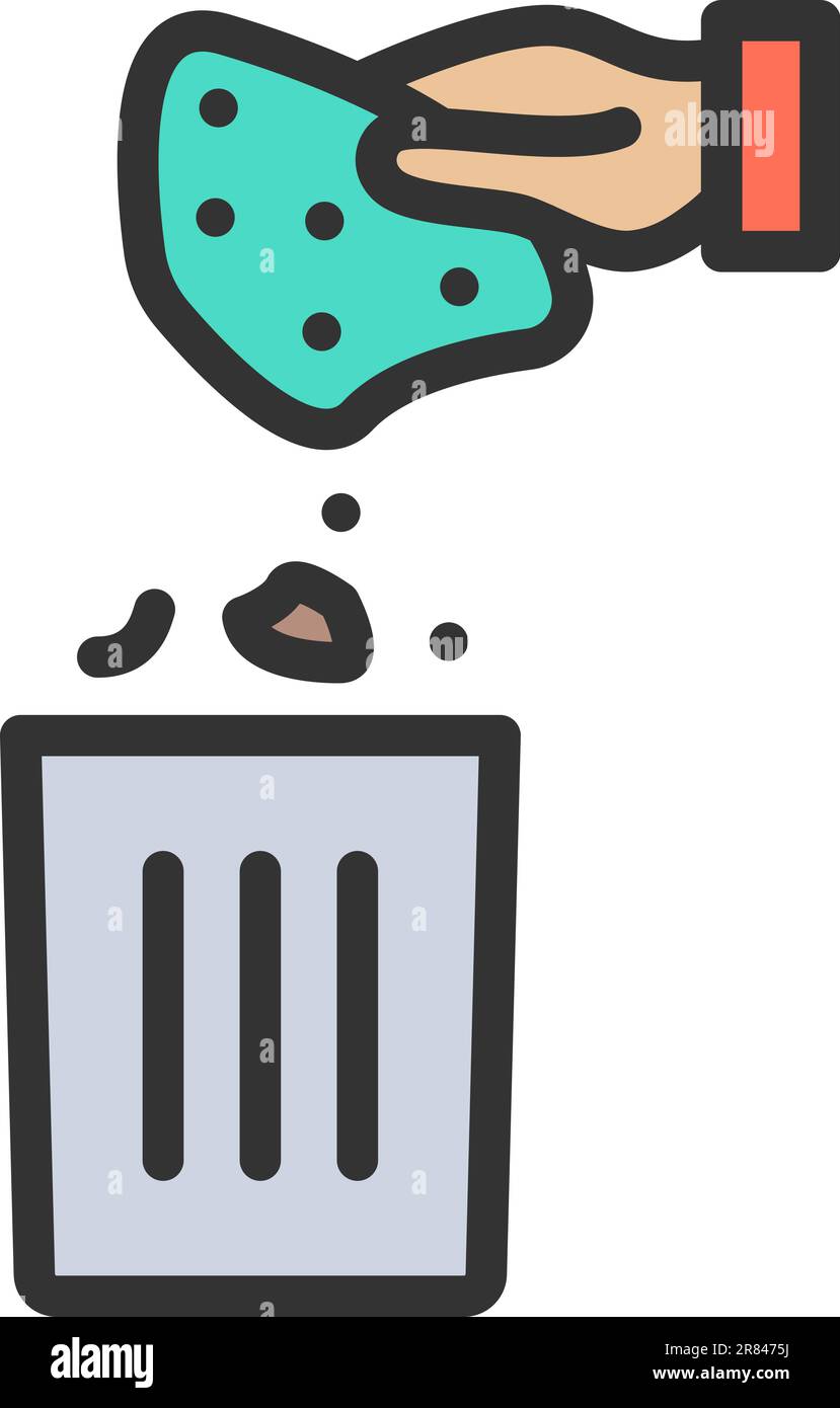 Litter icon vector image Stock Vector Image & Art - Alamy