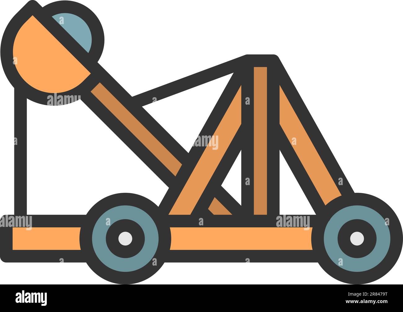 Catapult icon vector image Stock Vector Image & Art - Alamy