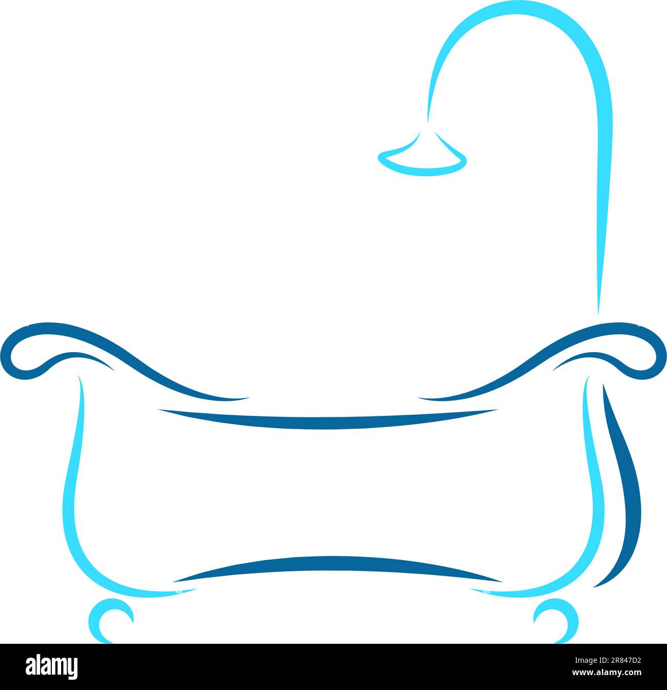 Bathtub logo icon design illustration Stock Vector Image & Art - Alamy