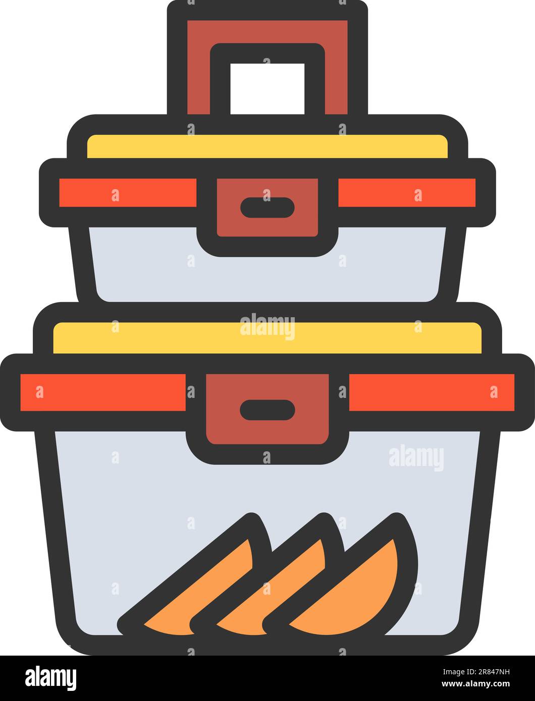 Lunch Box icon vector image Stock Vector Image & Art - Alamy