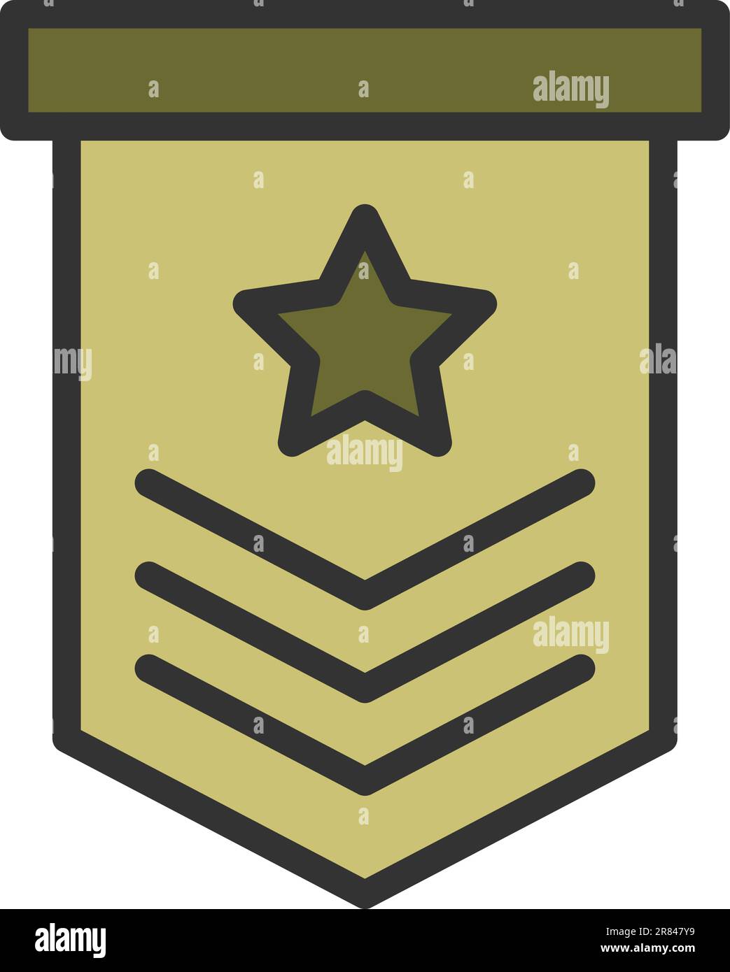 Military icon vector image Stock Vector Image & Art - Alamy