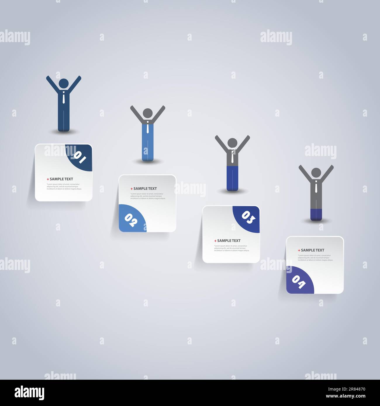 Colorful Minimal Paper Cut Infographics Design, Presentation Template ...