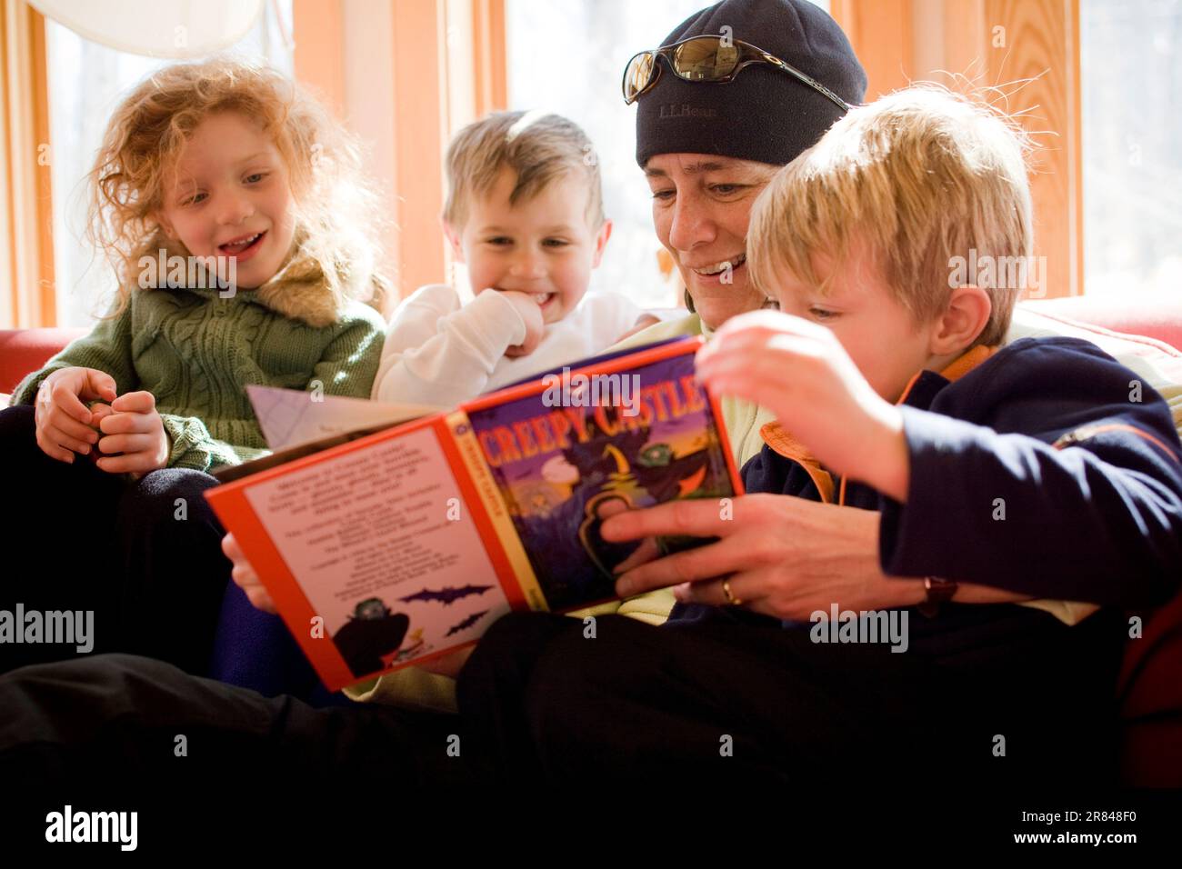 A mother spends quality time with her children at their second home in ...