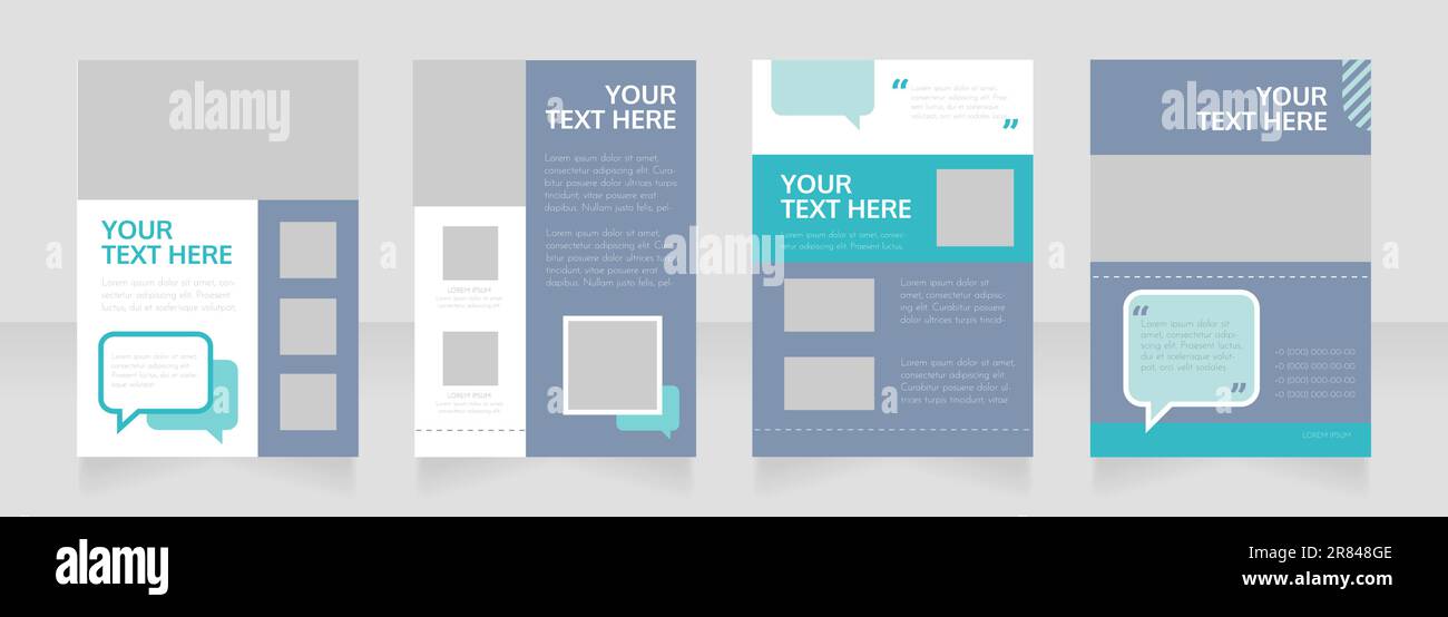 Advisory firm blank brochure layout design Stock Vector Image & Art - Alamy