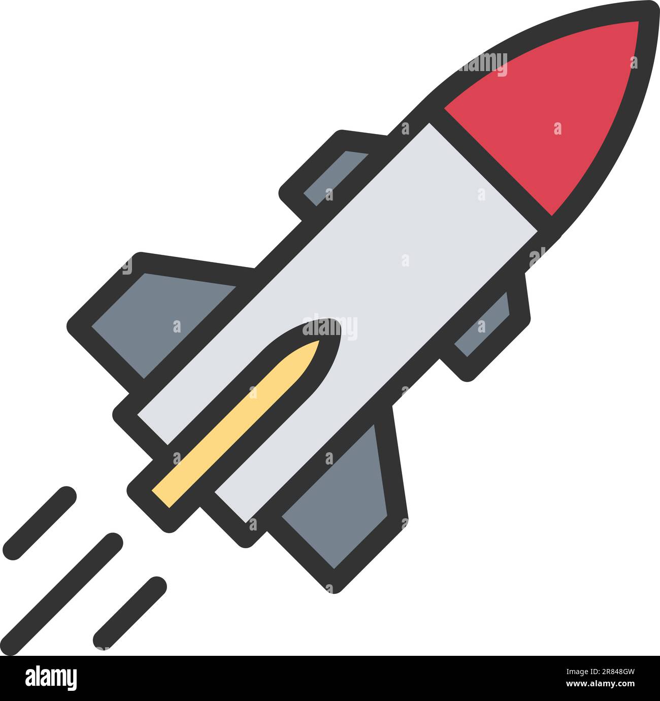Missile icon vector image Stock Vector Image & Art - Alamy