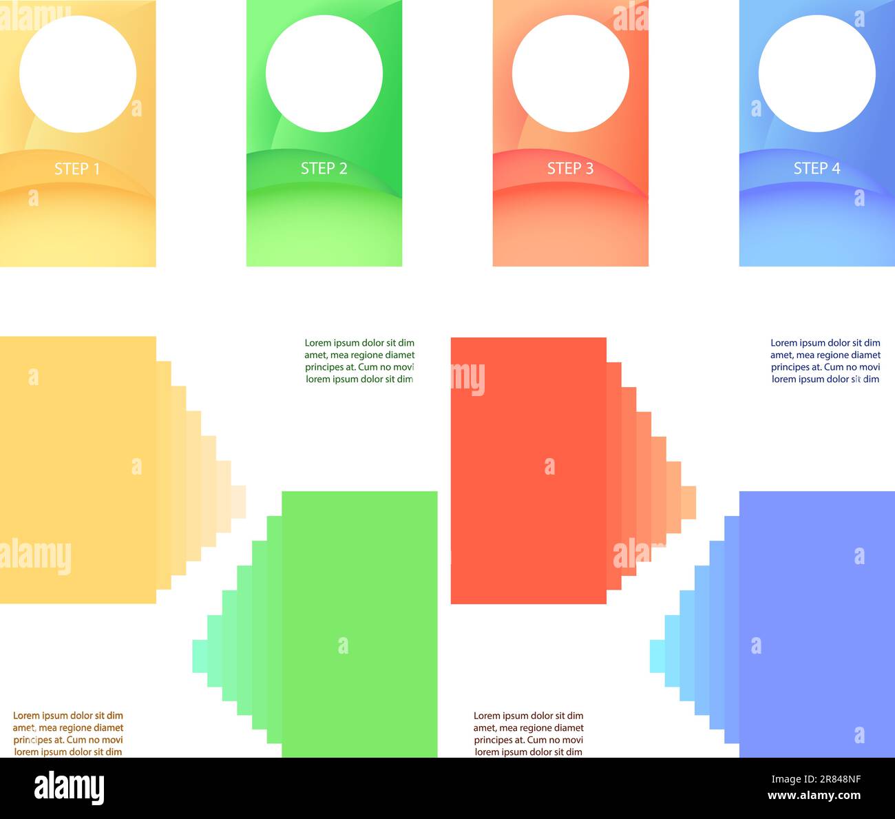 Organization infographic chart design element set Stock Vector Image ...