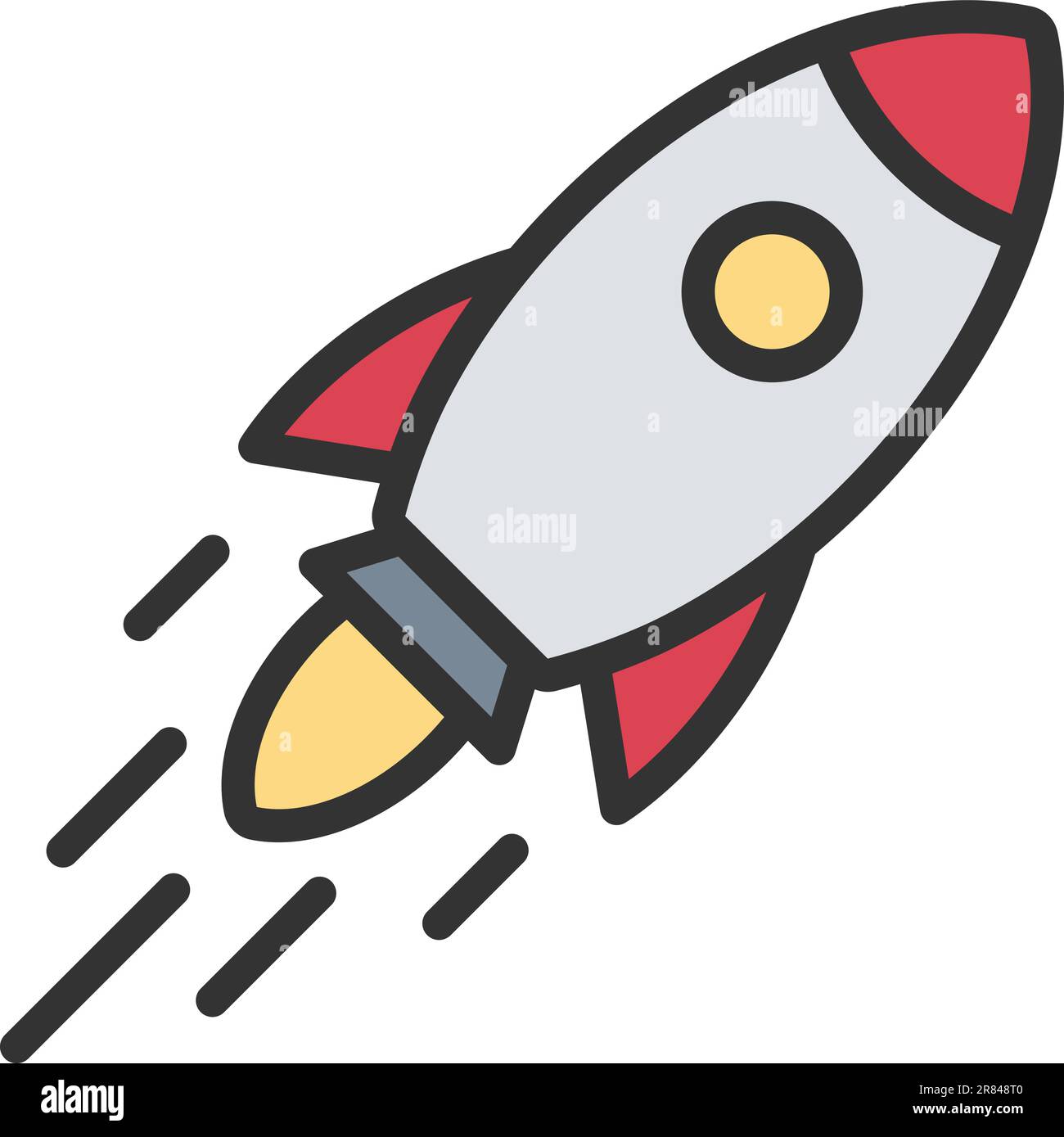 Rocket icon vector image Stock Vector Image & Art - Alamy