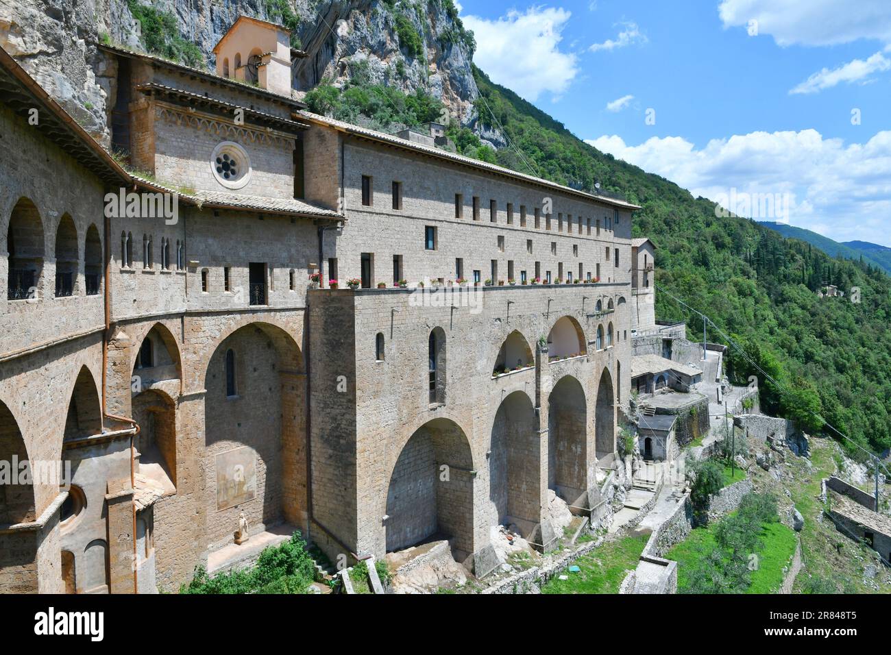 Panoramic view saint benedict abbey hi-res stock photography and images ...