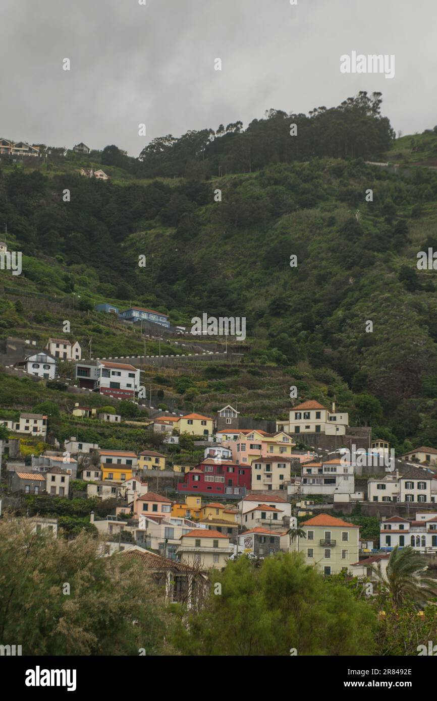 Village on valley scattered hi-res stock photography and images - Alamy