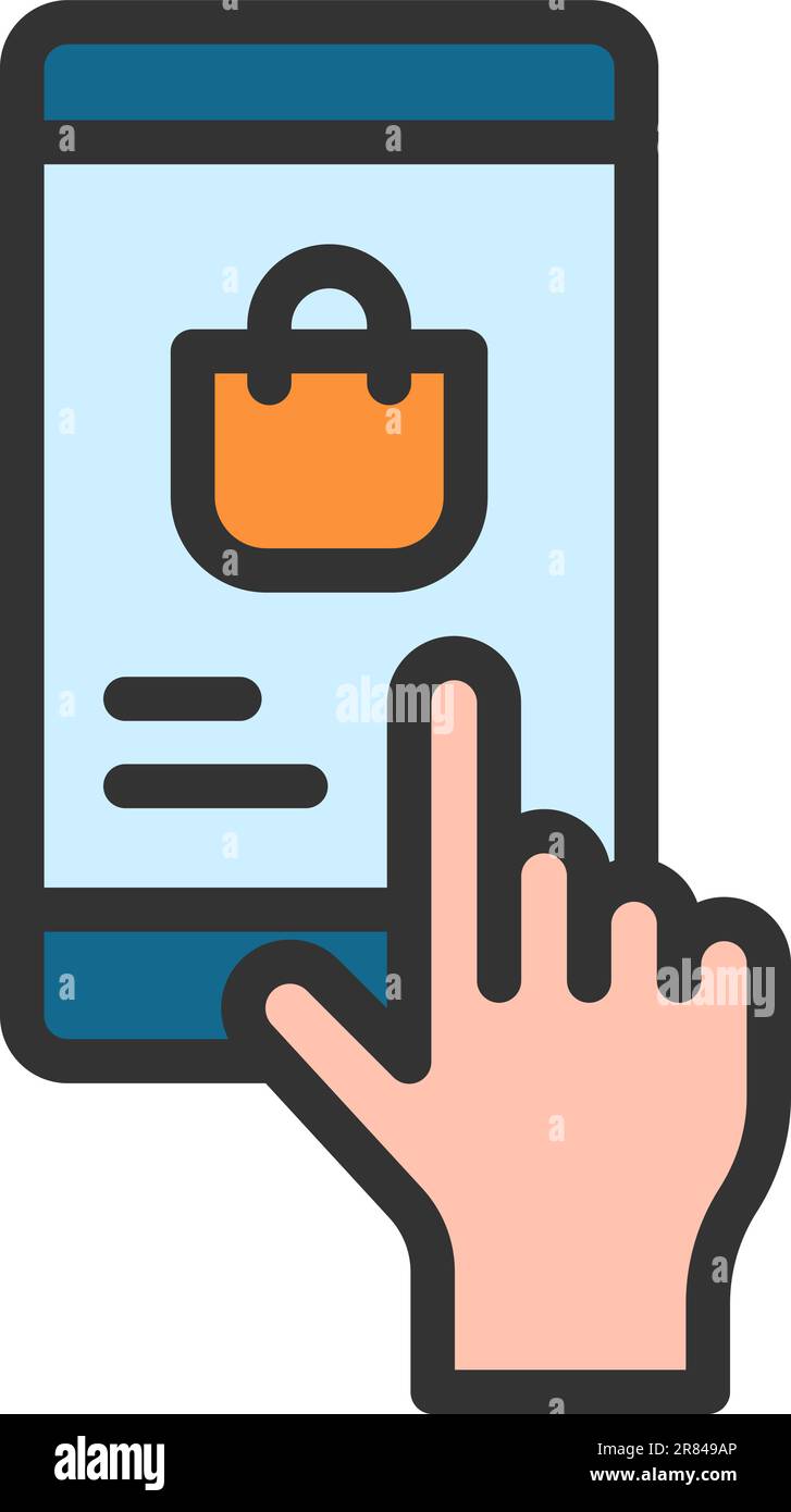 Online Order icon vector image Stock Vector Image & Art - Alamy