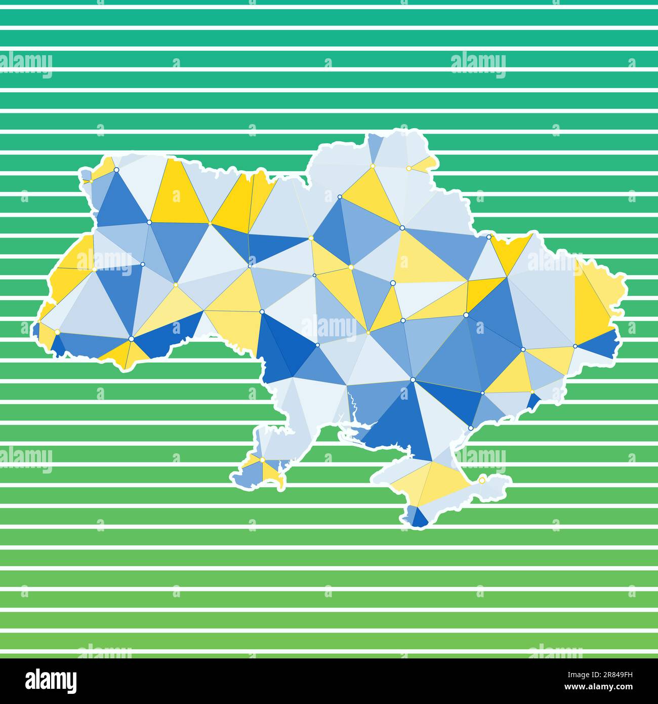 Ukraine vector illustration. Ukraine design on gradient stripes ...