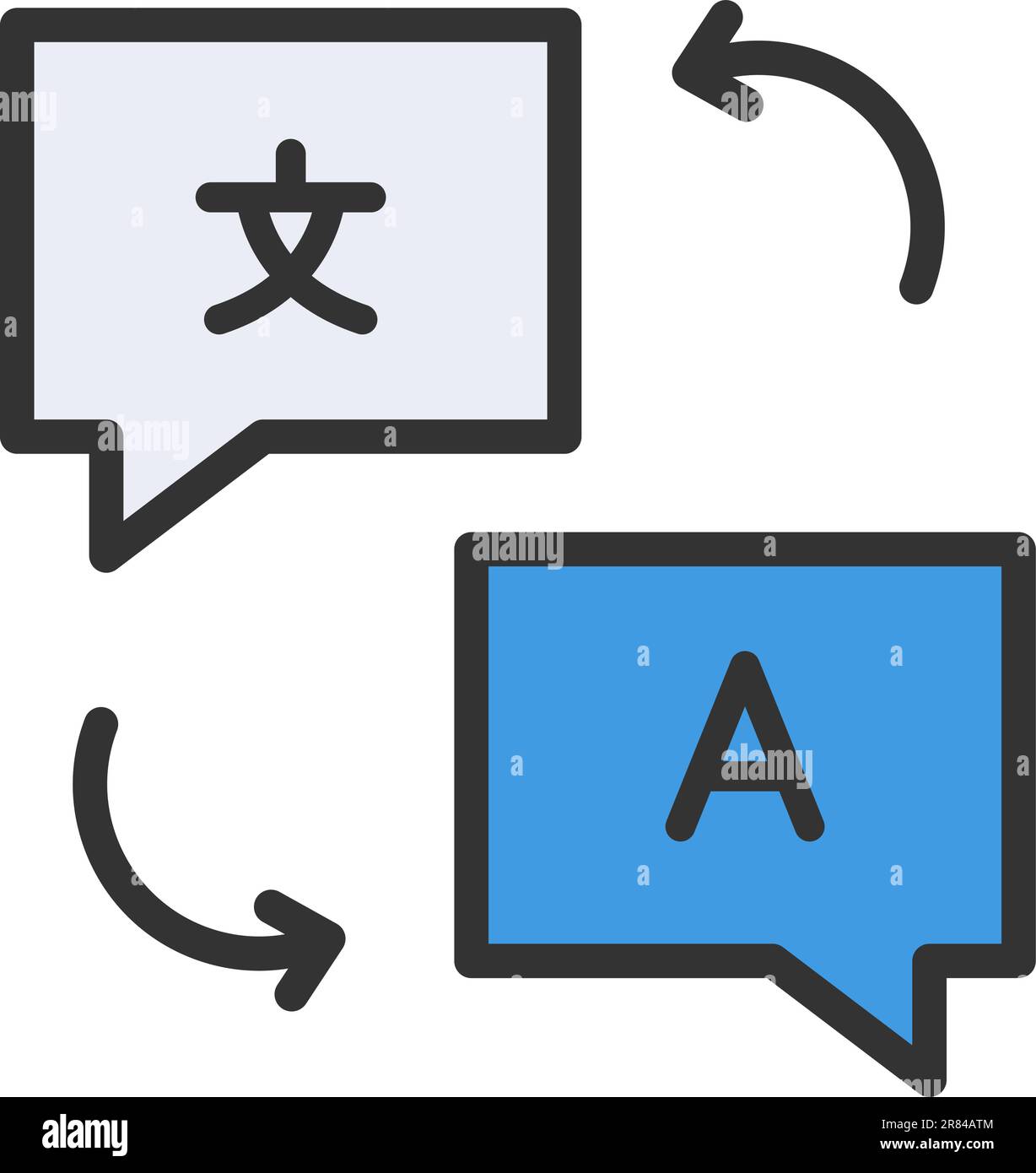 Translator line Stock Vector Images - Alamy