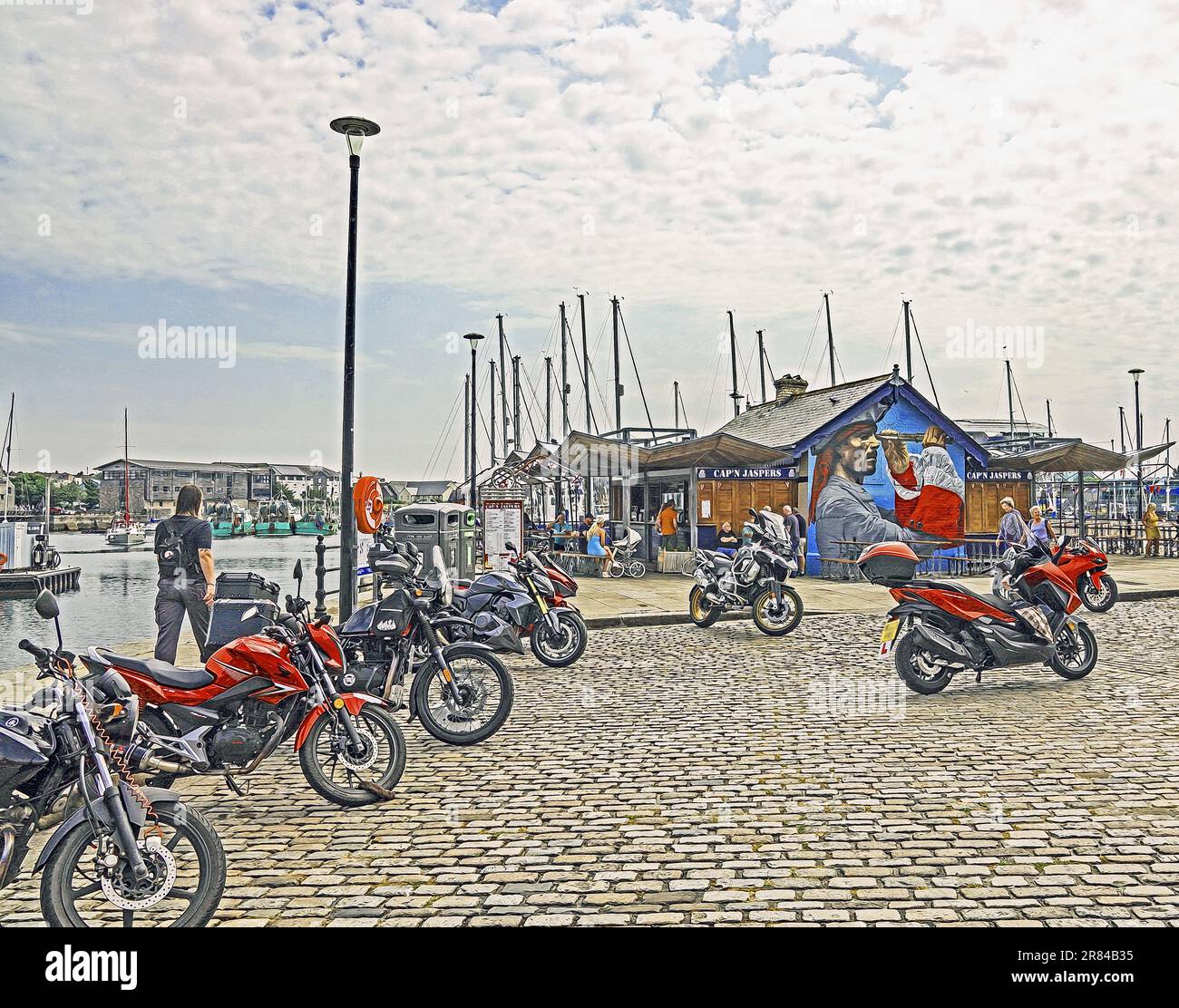 Captain Jaspers Al Fresco food joint. From breakfast to supper, locals ...