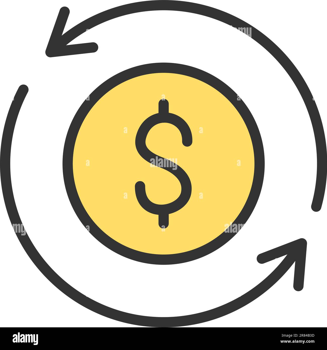 Turnover icon vector image Stock Vector Image & Art - Alamy
