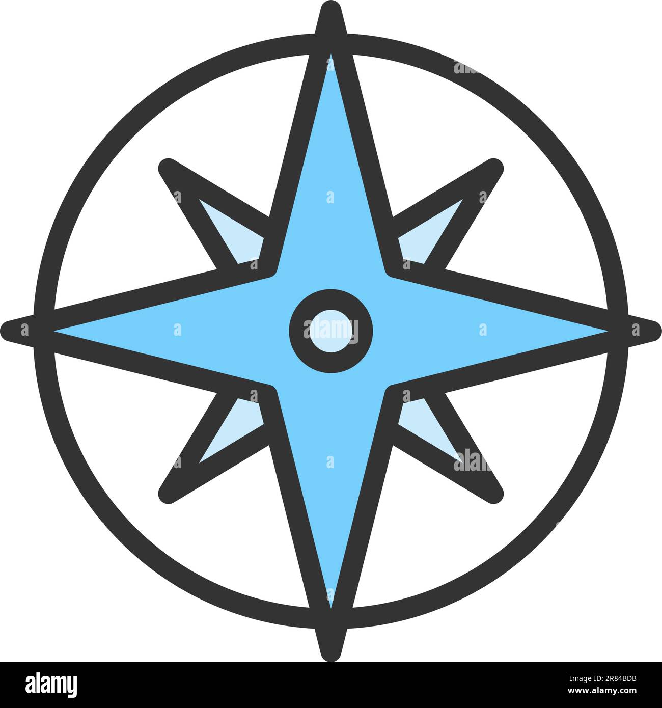 Wind Rose icon vector image Stock Vector Image & Art - Alamy