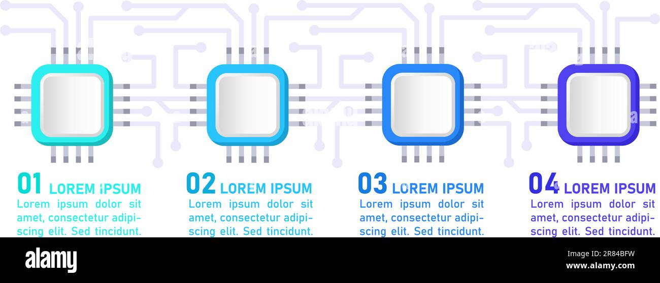 Computer science infographic chart design template Stock Vector Image ...