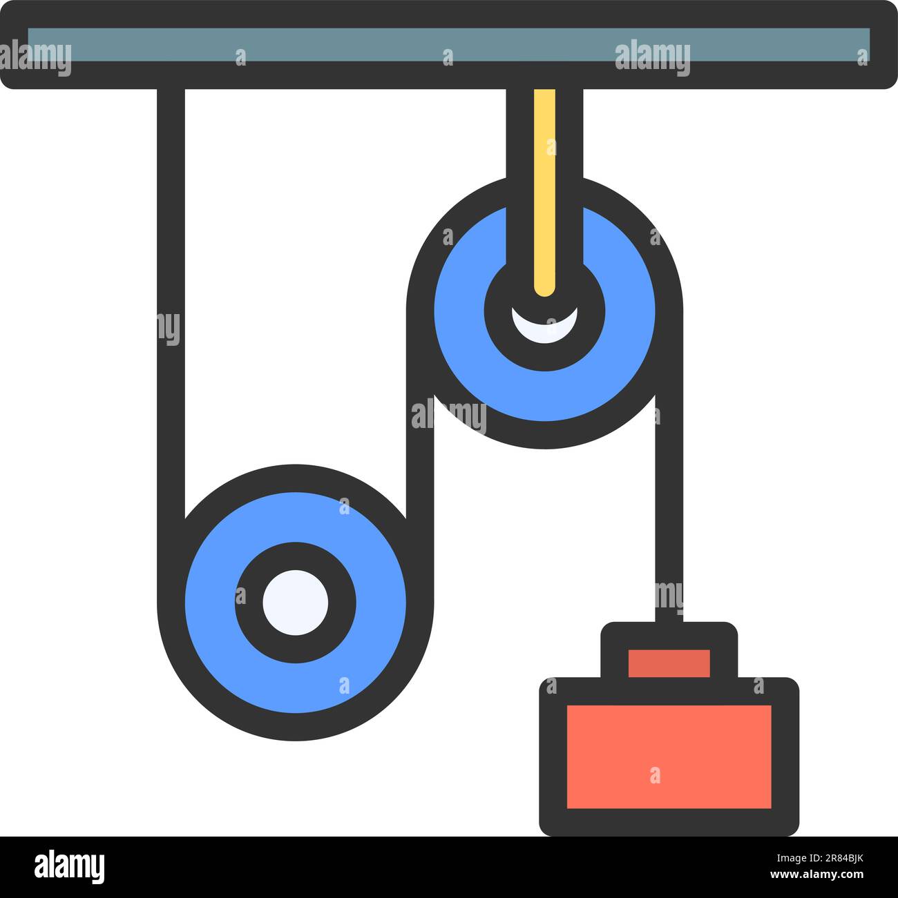 Pulley icon hi-res stock photography and images - Alamy