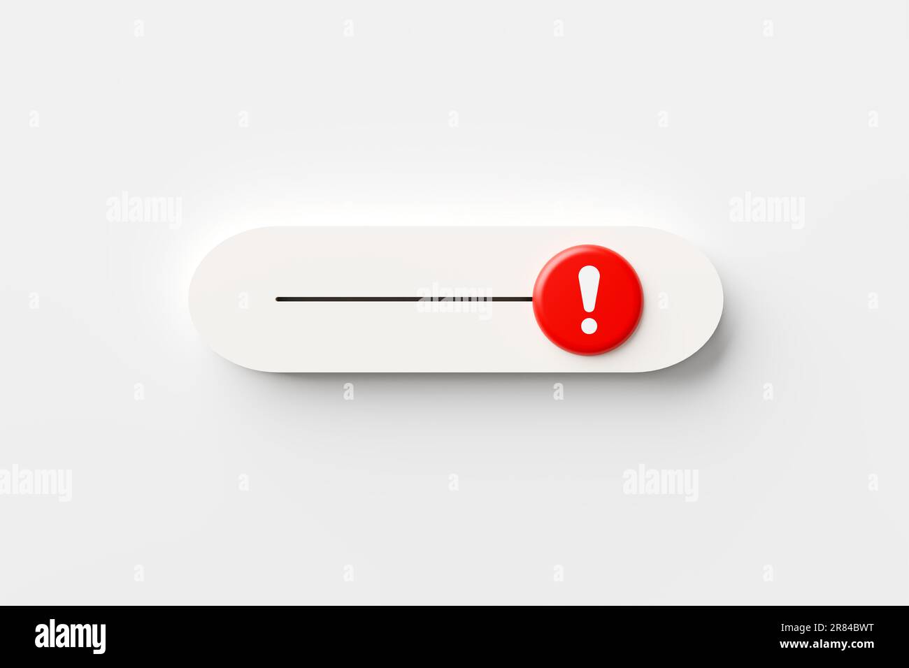 Increasing risk or danger. High level of danger warning. On and off ...