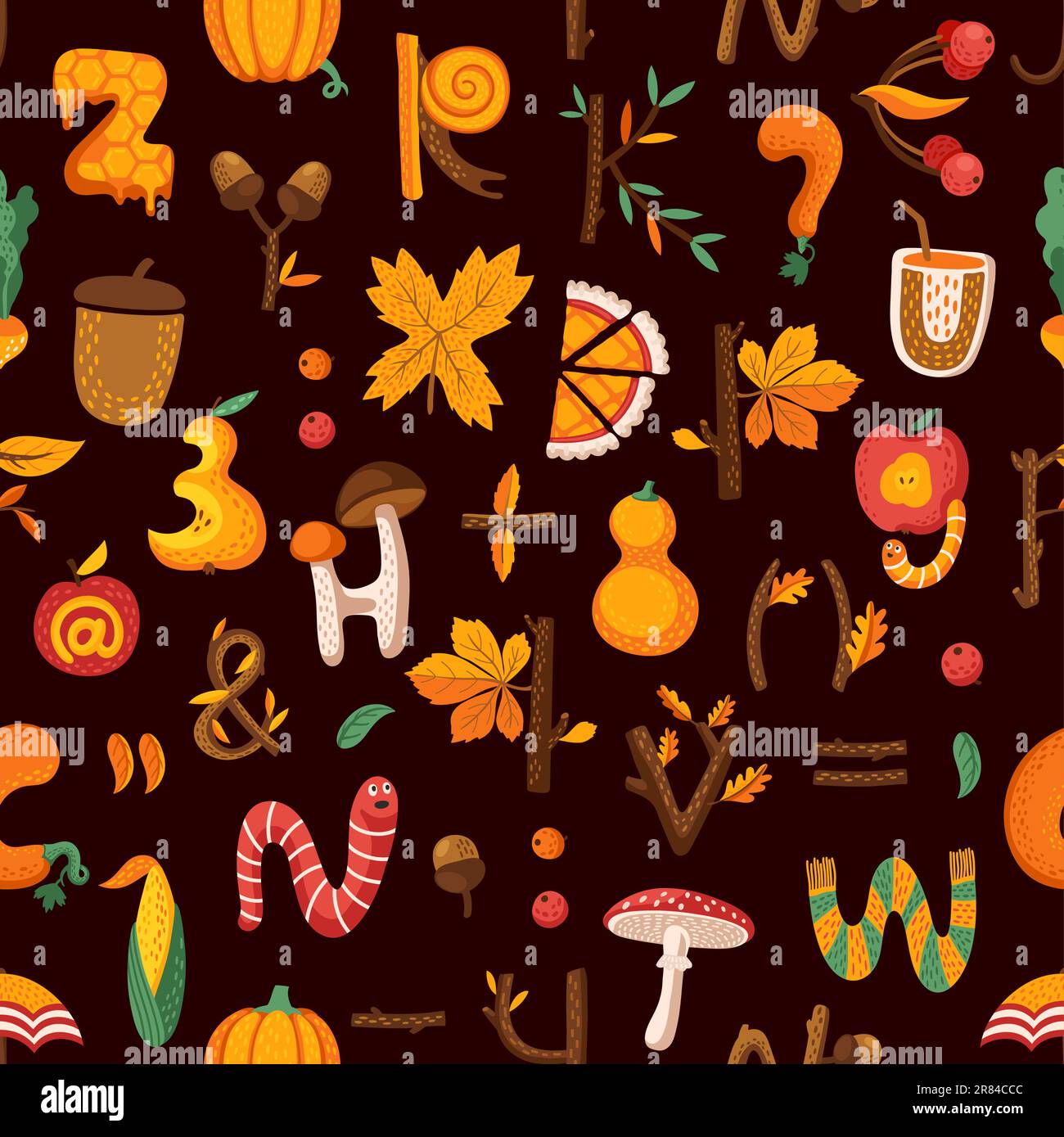 Fall Alphabet Letters