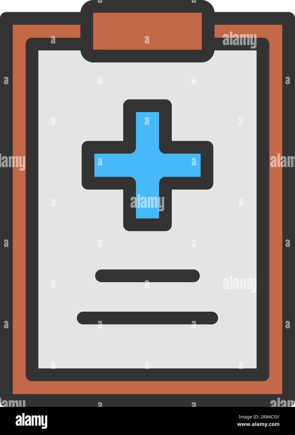 Medical card report icon Stock Vector Images - Alamy