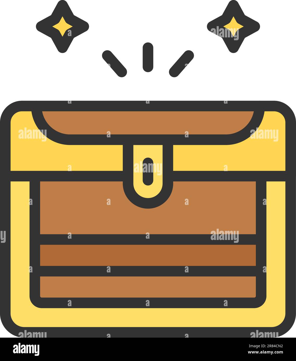 Treasure Chest icon vector image Stock Vector Image & Art - Alamy