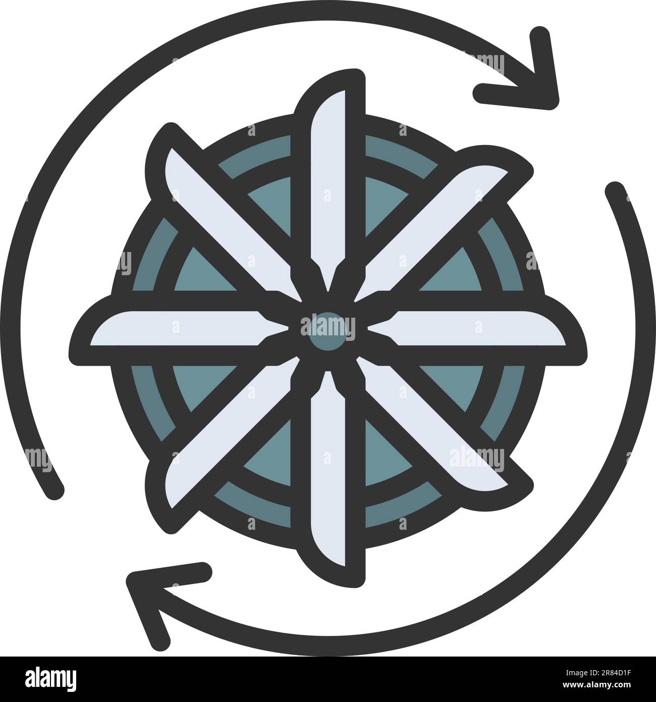 Turbine icon vector image Stock Vector Image & Art - Alamy