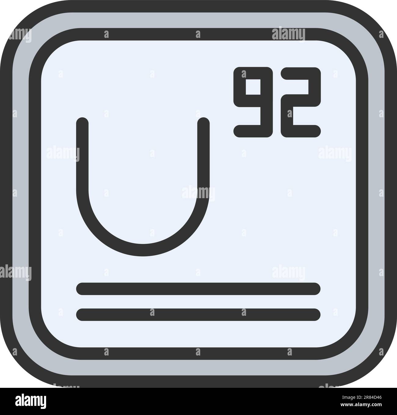Uranium icon vector image Stock Vector Image & Art - Alamy