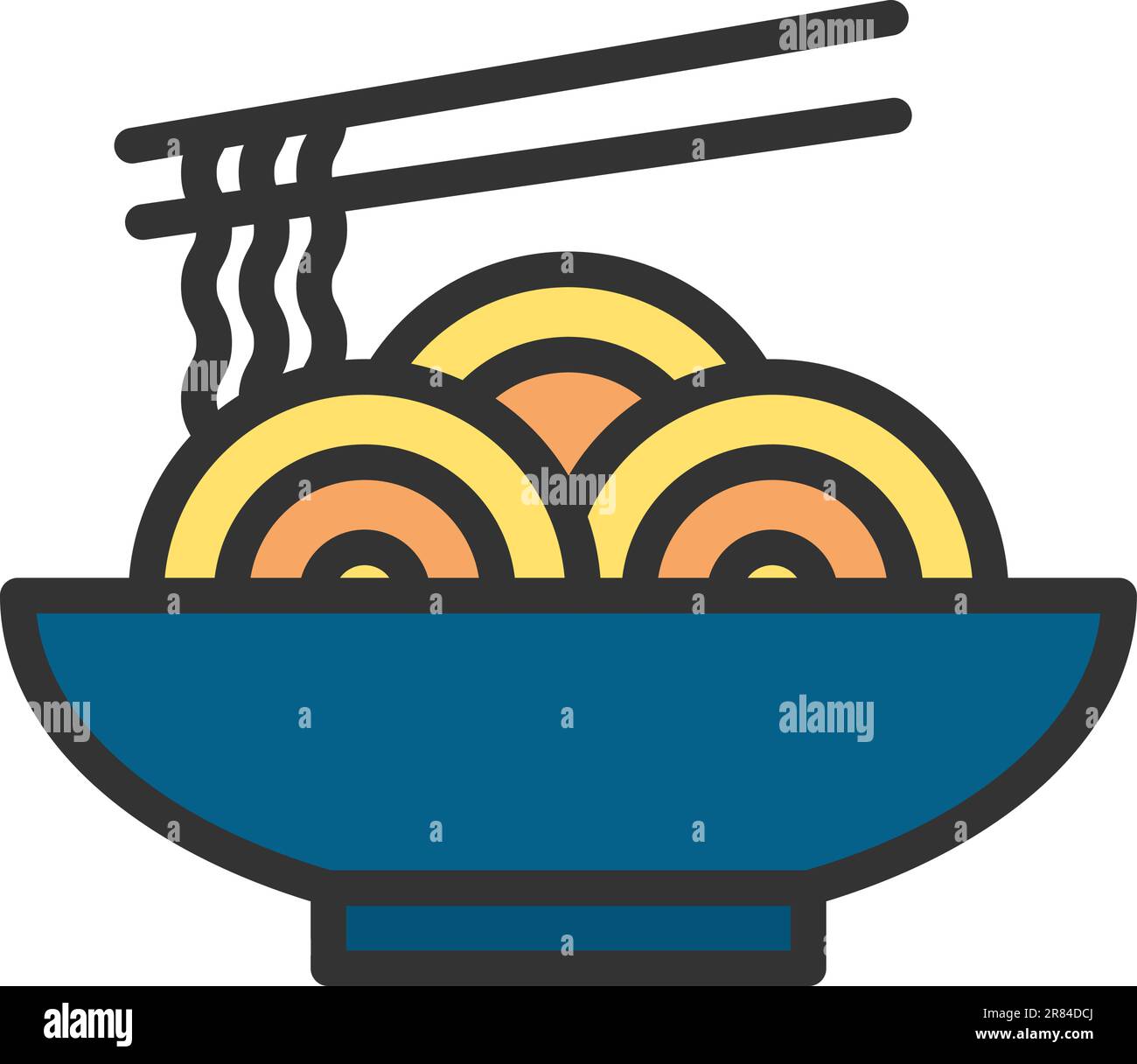 Noodles icon vector image Stock Vector Image & Art - Alamy