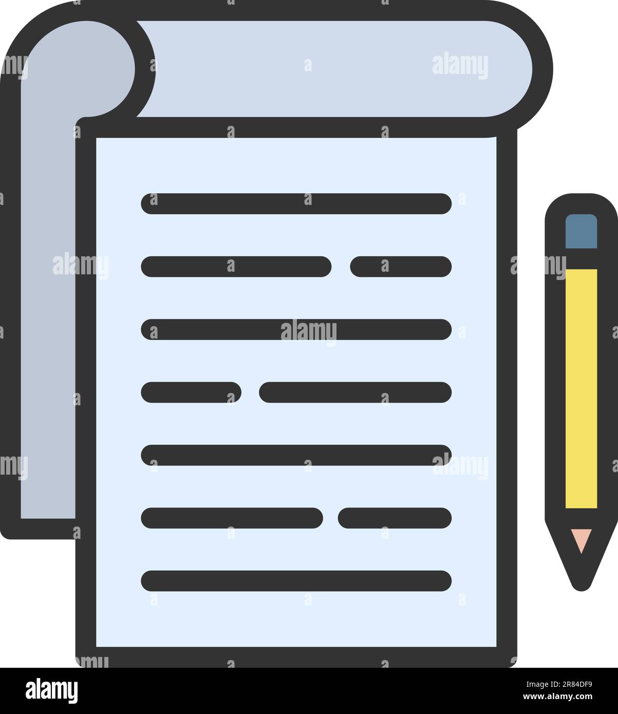 Notes icon vector image Stock Vector Image & Art - Alamy
