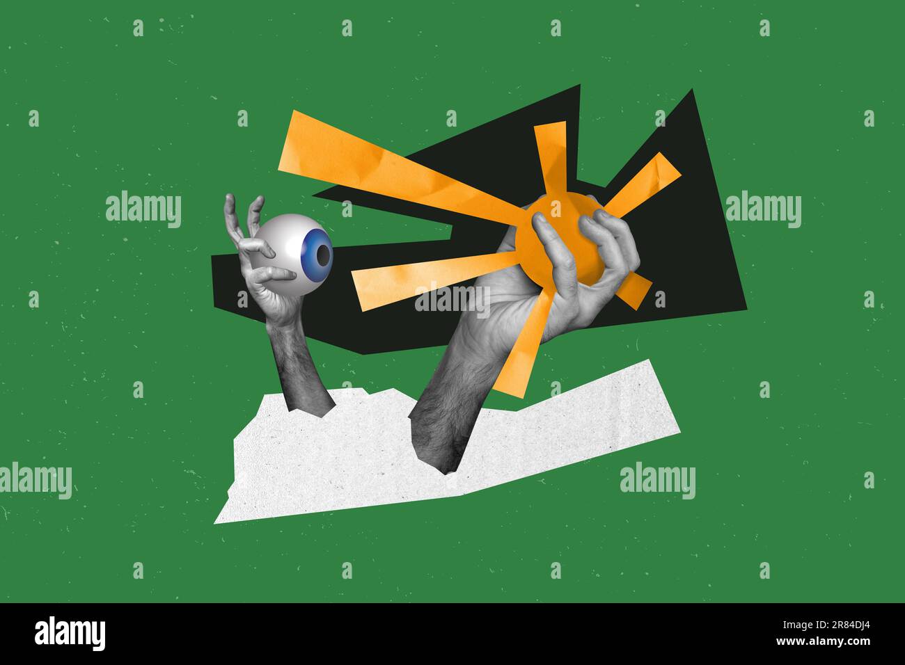 Two Human Eyes Drawing