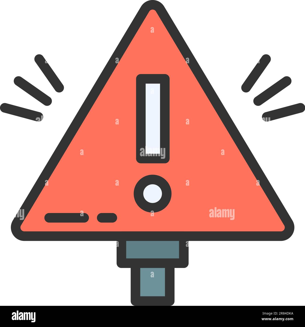 Warning Sign icon vector image Stock Vector Image & Art - Alamy