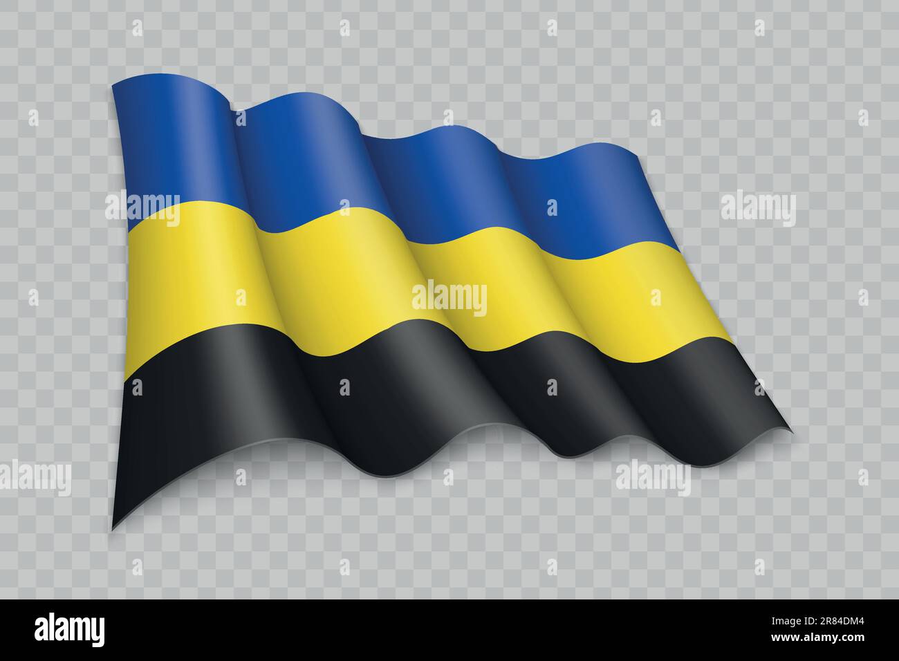 3D Realistic waving Flag of Gelderland is a state of Netherlands on ...