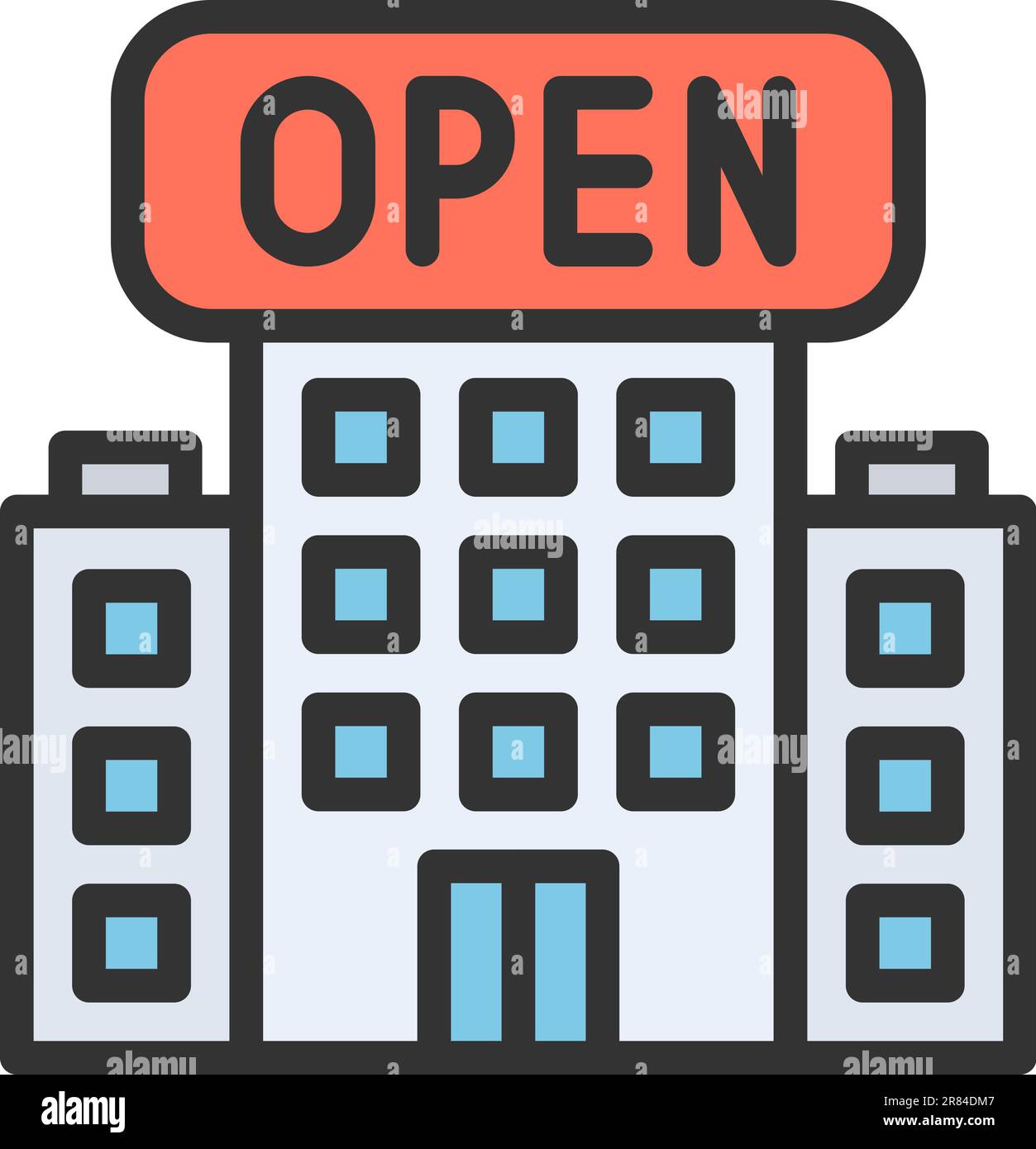 Open icon vector image Stock Vector Image & Art - Alamy