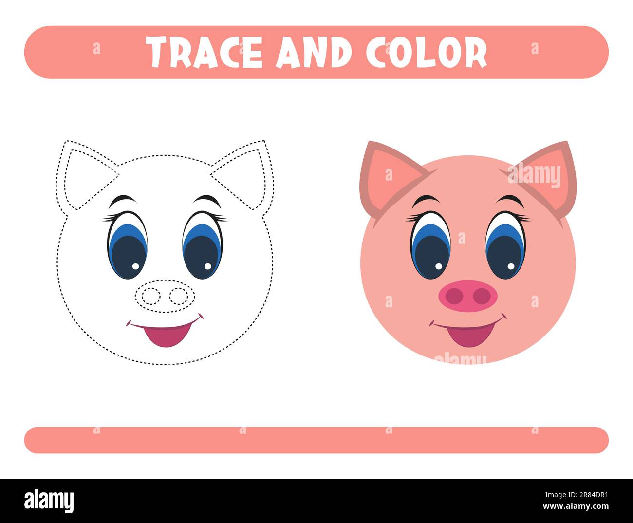 Pink exercise book Stock Vector Images - Alamy