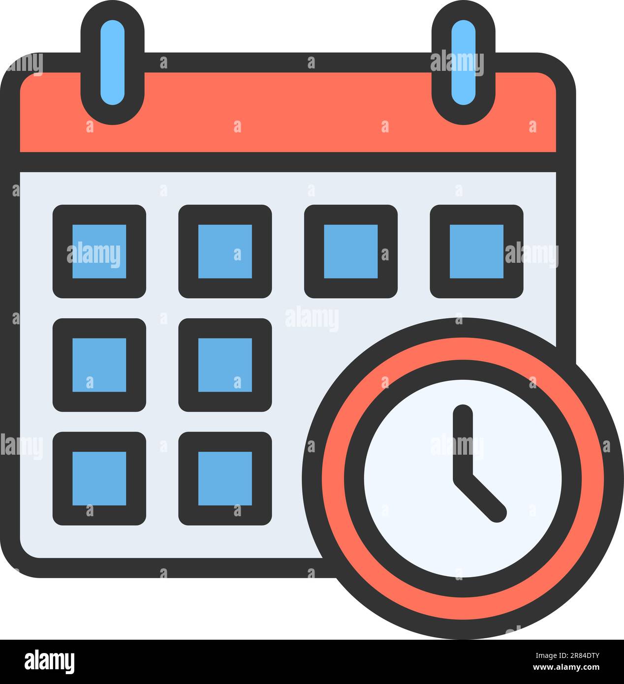 Schedule icon vector image Stock Vector Image & Art - Alamy
