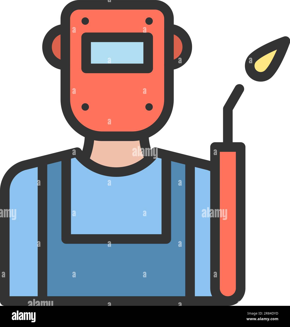 Welder icon vector image Stock Vector Image & Art - Alamy