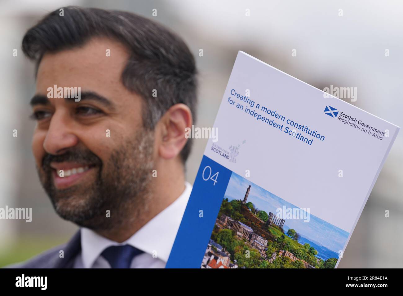 First Minister Humza Yousaf at the launch of the latest Building a New ...