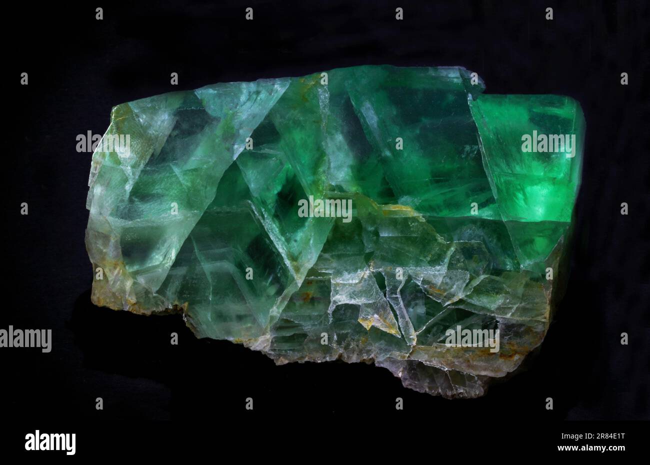 Fluorite crystal mineral Stock Photo - Alamy