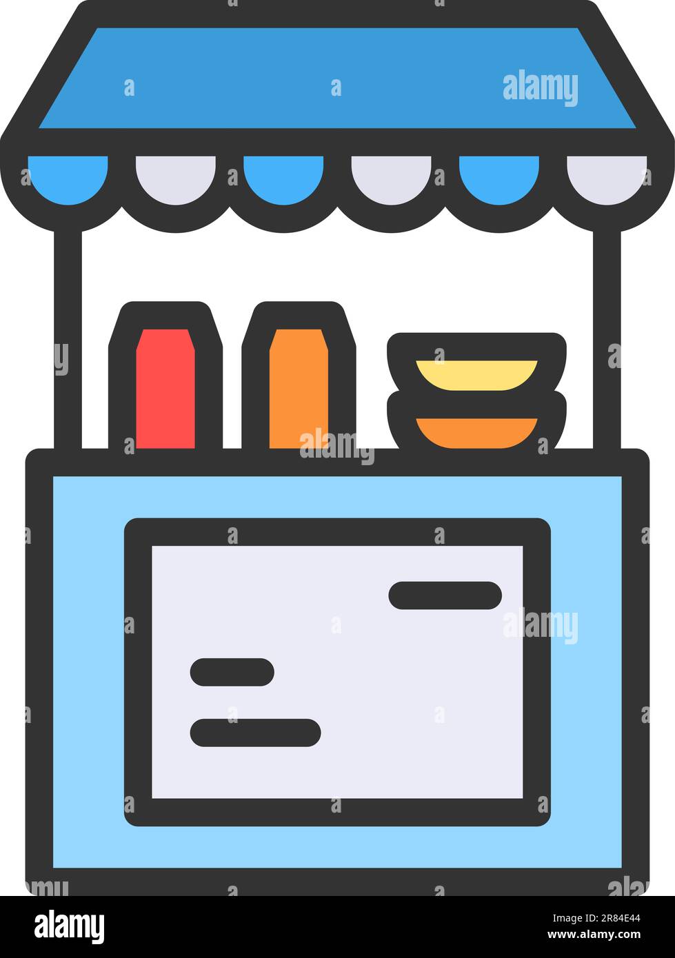 Stall icon vector image Stock Vector Image & Art - Alamy